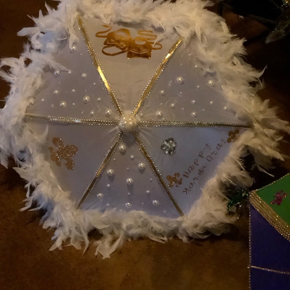 Other | Custom Design Hand Crafted Second Line Umbrellas | Poshmark